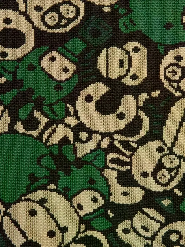 A BATHING APE Large Baby Milo Print Tote Bag