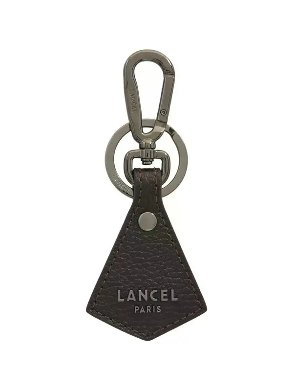 LANCEL Pyramid Grained-leather Keyring