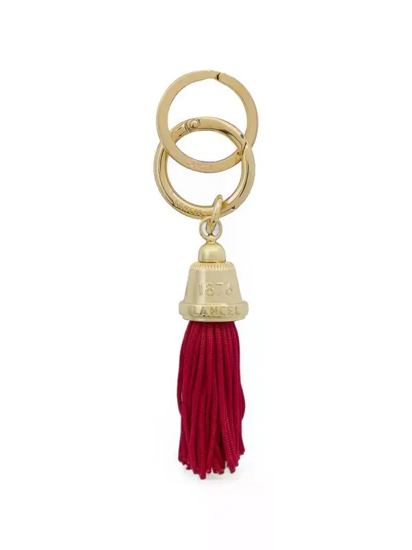 LANCEL Suite 1876 Tassel Keyring - Gold