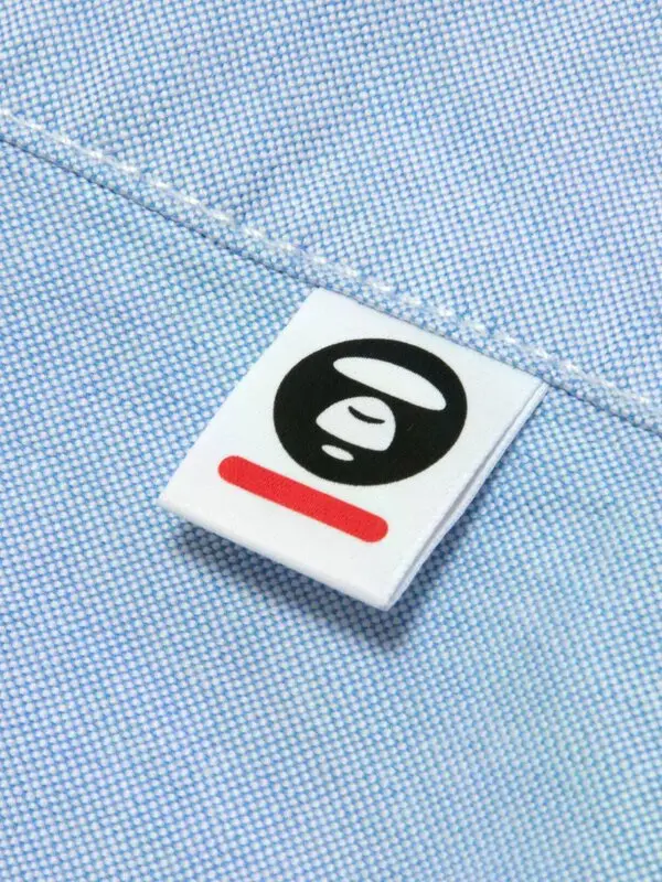 AAPE BY *A BATHING APE Logo-patch Button-down Shirt