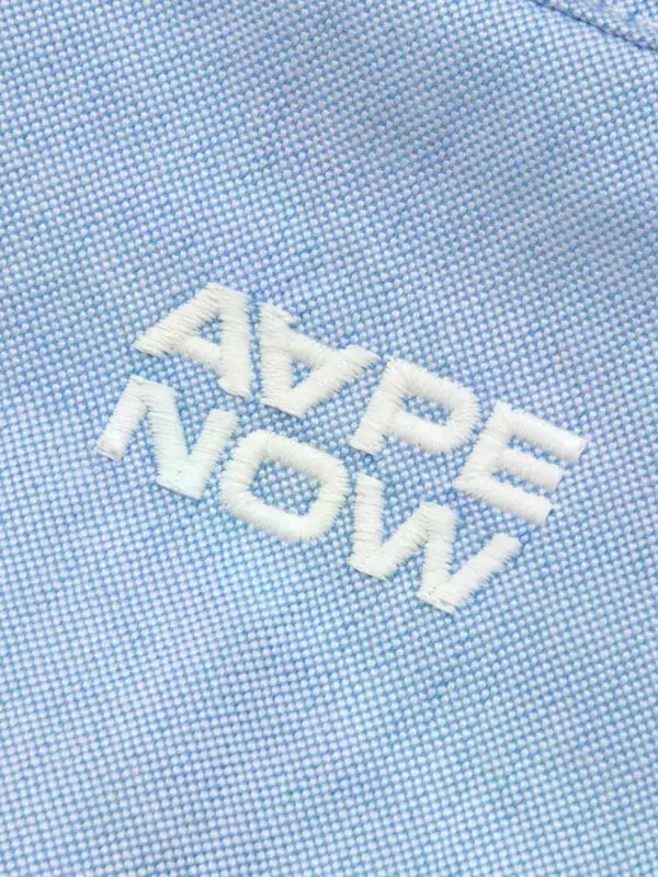 AAPE BY *A BATHING APE Logo-patch Button-down Shirt