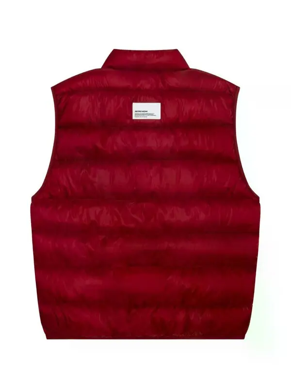 AAPE BY *A BATHING APE Moonface Logo-patch Quilted Gilet - Red