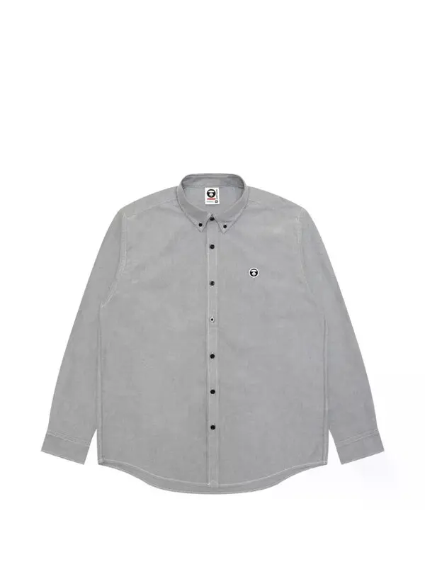 AAPE BY *A BATHING APE Moonface-patch Button-down Shirt
