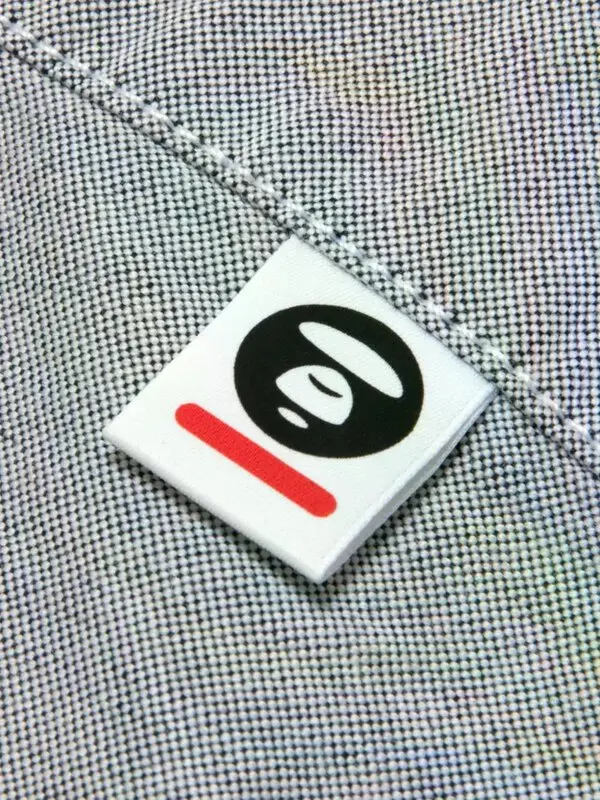 AAPE BY *A BATHING APE Moonface-patch Button-down Shirt