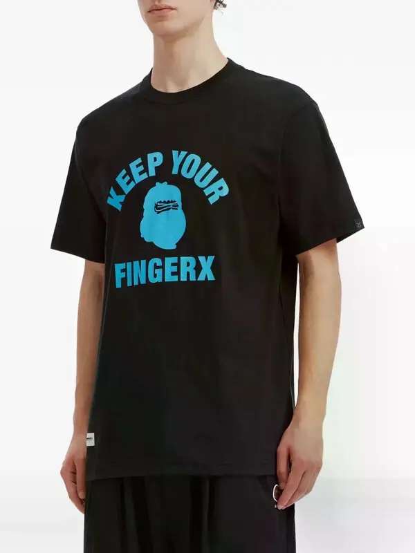 FINGERCROXX Graphic-print Cotton T-shirt