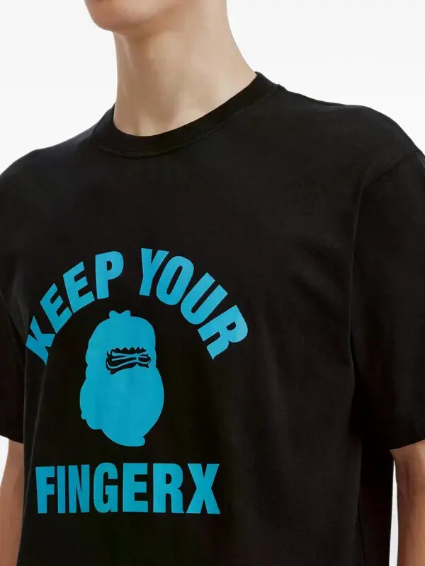 FINGERCROXX Graphic-print Cotton T-shirt