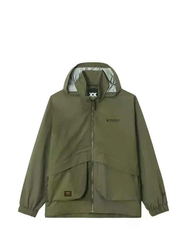 FINGERCROXX Logo-print Hooded Jacket