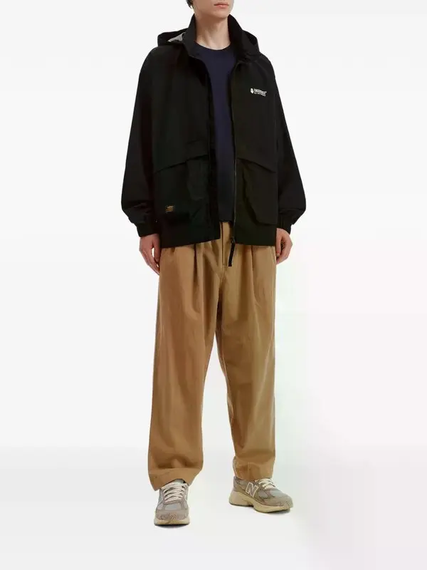 FINGERCROXX Logo-print Hooded Jacket