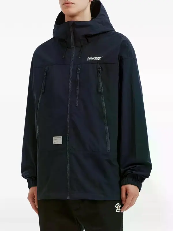 FINGERCROXX Logo-print Hooded Jacket