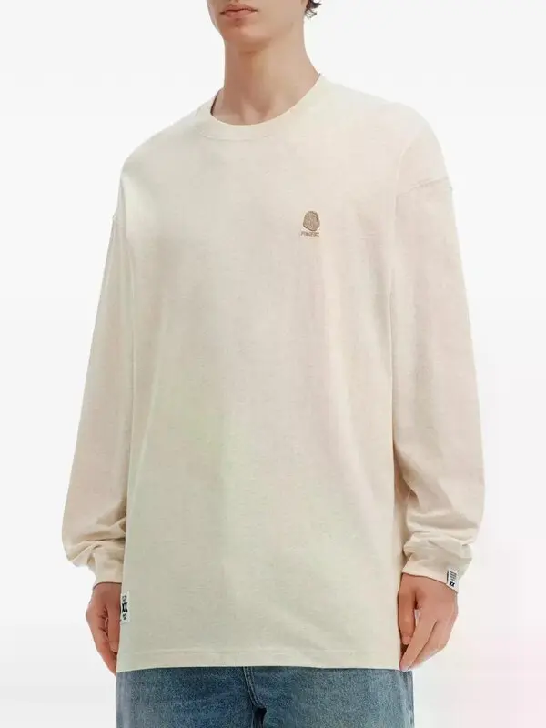 FINGERCROXX Logo-patch Long-sleeve Sweatshirt