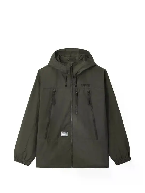 FINGERCROXX Hooded Zip-up Jacket - Green