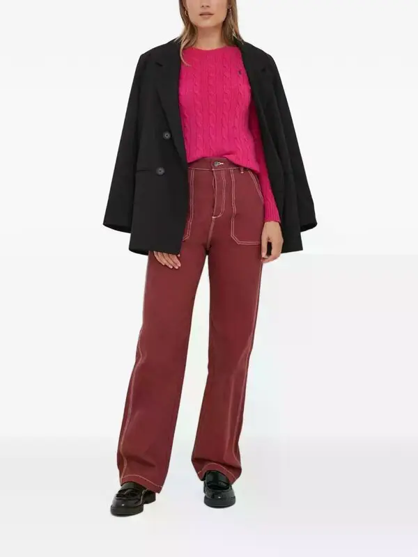 BENETTON Straight Cotton Trousers