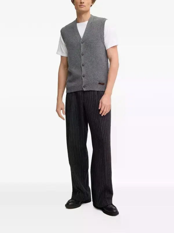BENETTON Buttoned Knitted Vest