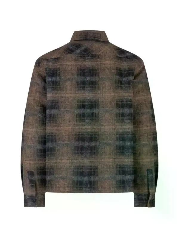 BARBOUR INTERNATIONAL Oswald Checked Fleece Overshirt