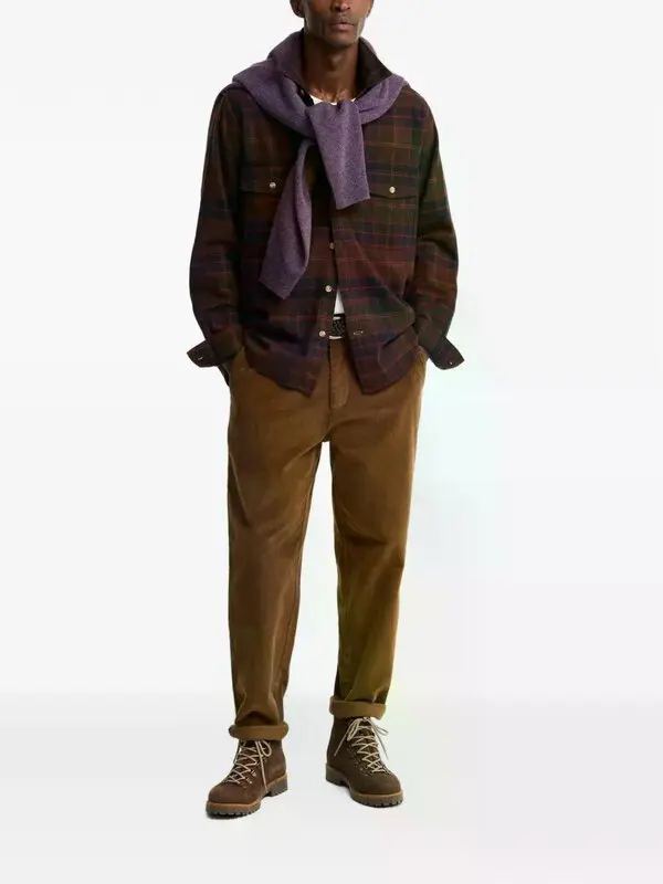 Barbour Armstrong Tartan-check Cotton Shirt Jacket