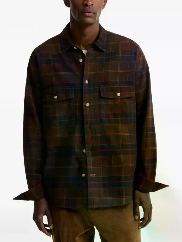 Barbour Armstrong Tartan-check Cotton Shirt Jacket