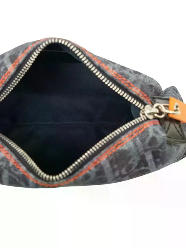 Dior 2006 Oblique Denim Flight Cosmetic Pouch