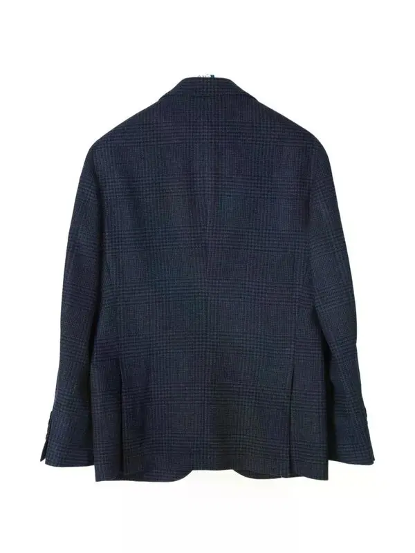 Brunello Cucinelli Prince Of Wales Check Single-breasted Blazer