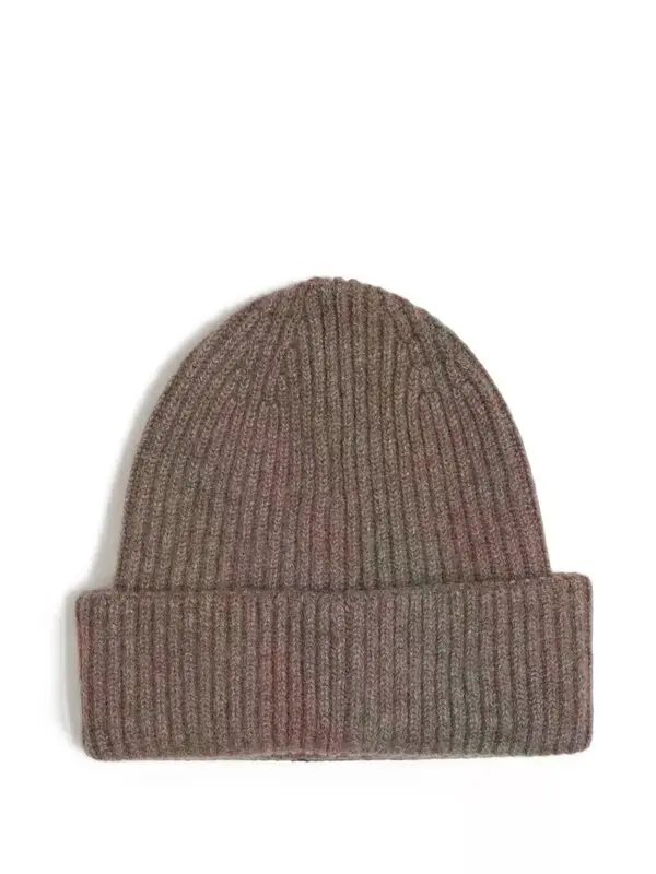 Fedeli Ribbed-knit Beanie Hat