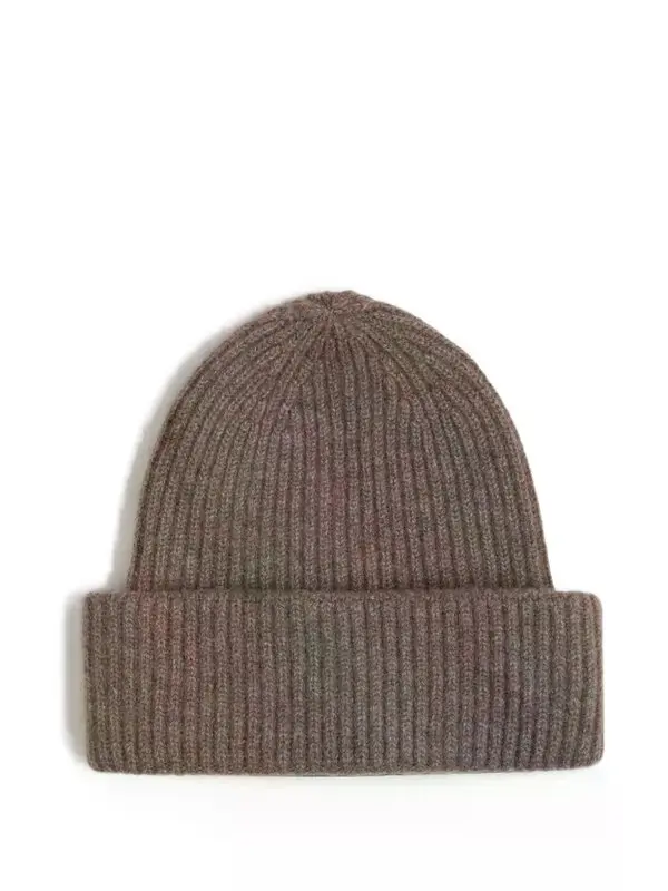 Fedeli Ribbed-knit Beanie Hat