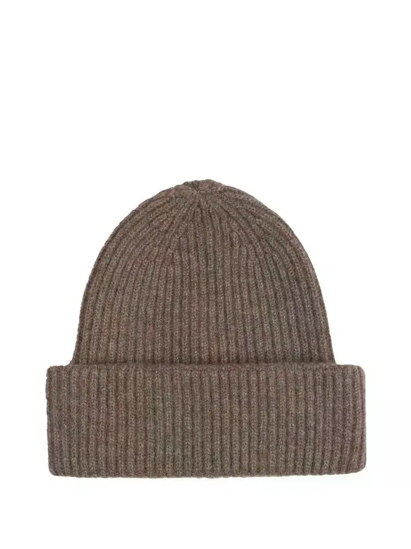 Fedeli Ribbed Knit Beanie Hat