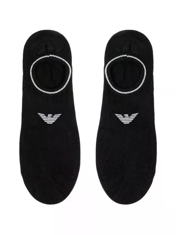 Emporio Armani No-show Socks With Embroidered Logo