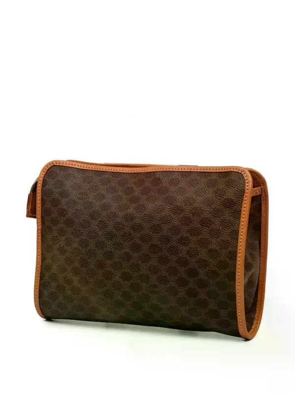 Celine 2011 Macadam Coated Canvas Clutch Bag