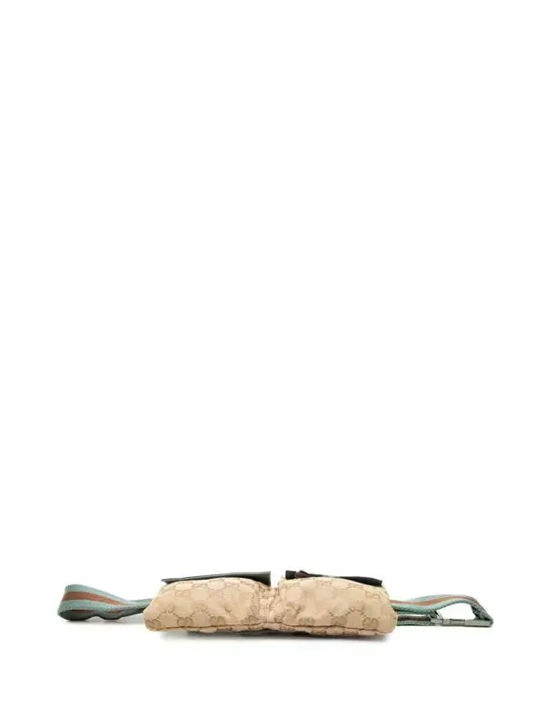 Gucci 2000-2015 Gg Canvas Web Double Pocket Belt Bag