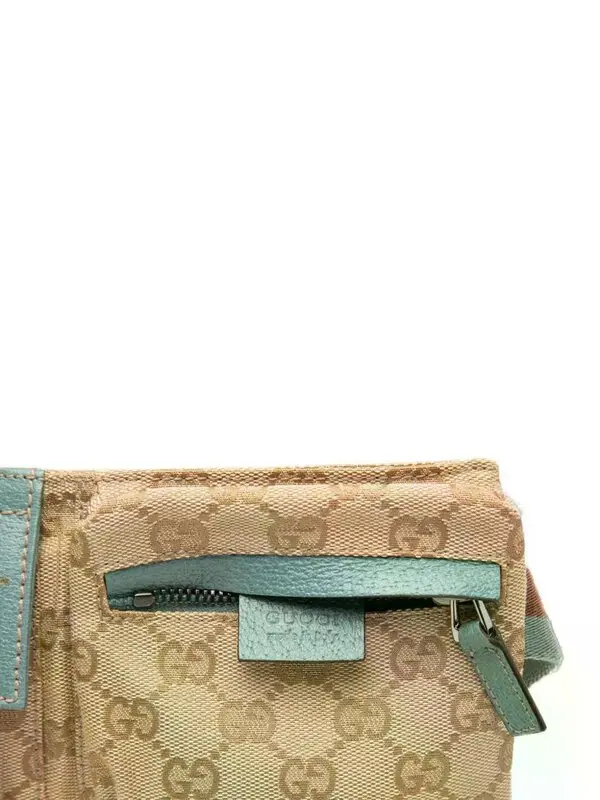 Gucci 2000-2015 Gg Canvas Web Double Pocket Belt Bag