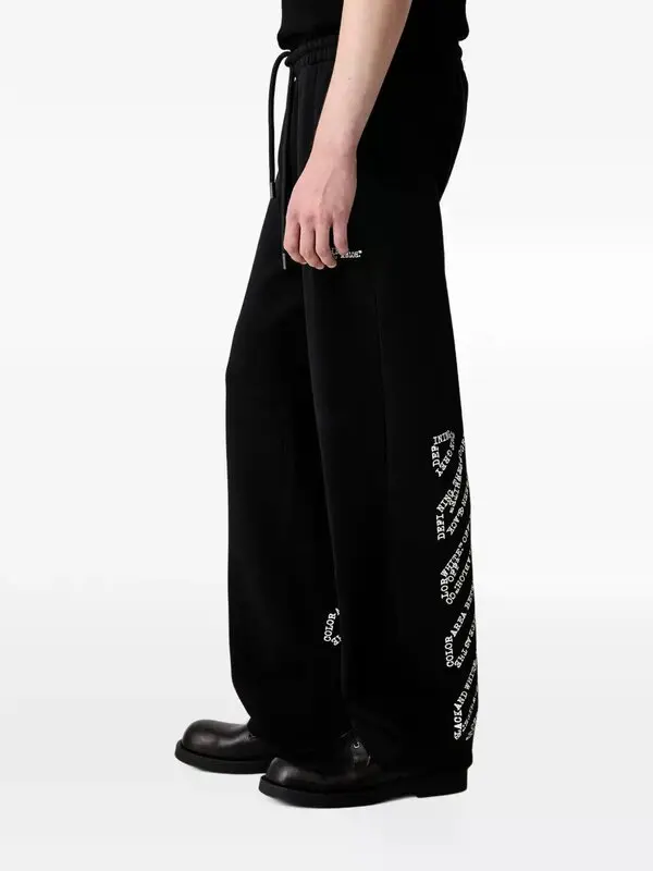 Off-White Logo-print Drawstring Track Pants