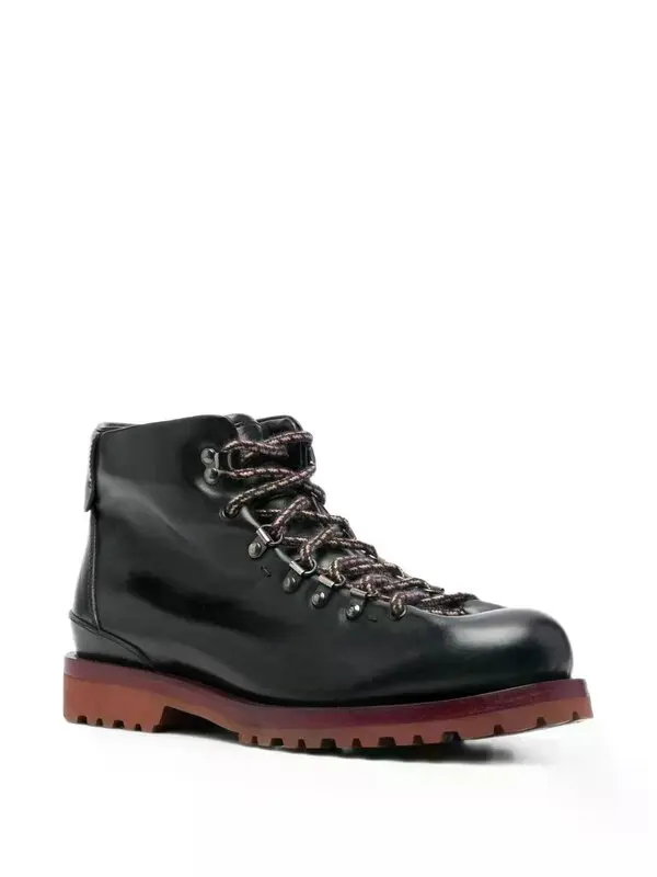 BUTTERO® Lace-up Leather Ankle Boots