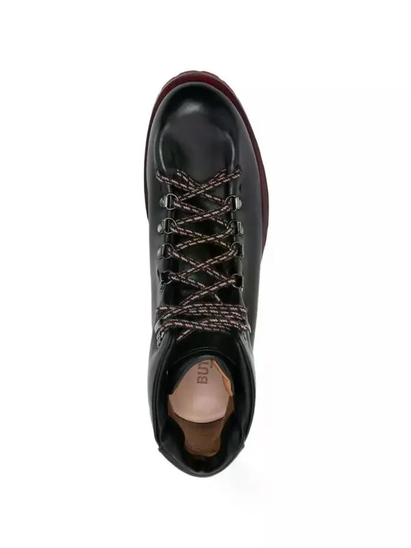 BUTTERO® Lace-up Leather Ankle Boots