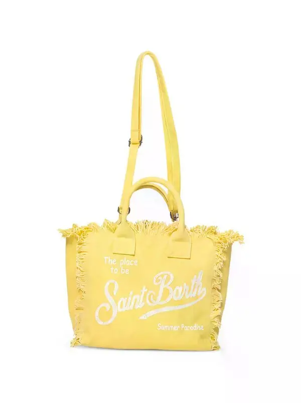 MC2 SAINT BARTH Colette Frayed Beach Bag