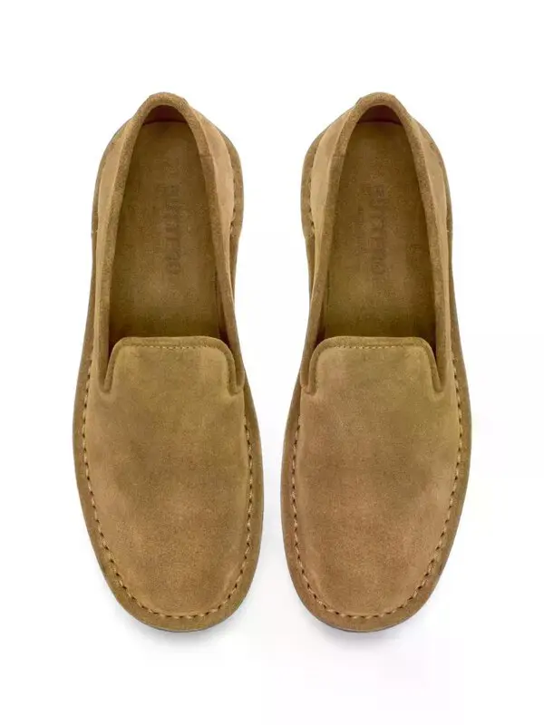 BUTTERO® Ercole Suede Loafers - Brown