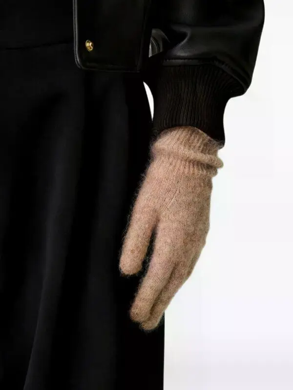 Claudie Pierlot Ribbed-knit Gloves
