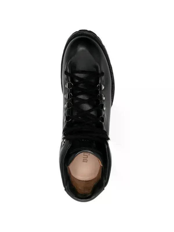 BUTTERO® Lace-up Leather Ankle Boots