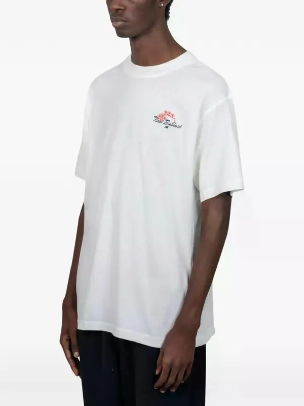 NEW BALANCE Graphic-print T-shirt - White