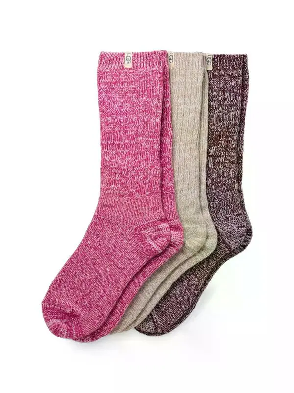 UGG Ribbed Slouchy Socks - Pink