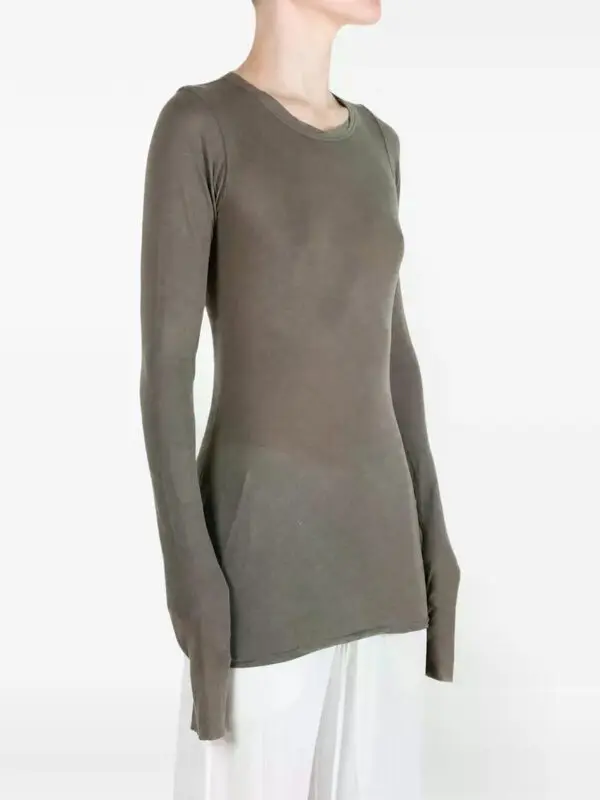 Rick Owens Raw-cut Long-sleeve T-shirt