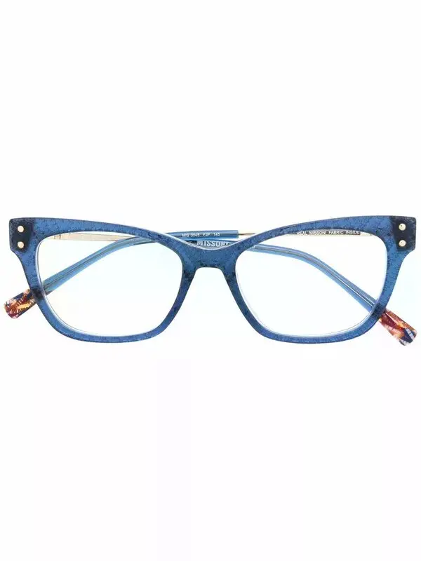 Missoni Cat-eye Frame Glasses - Blue