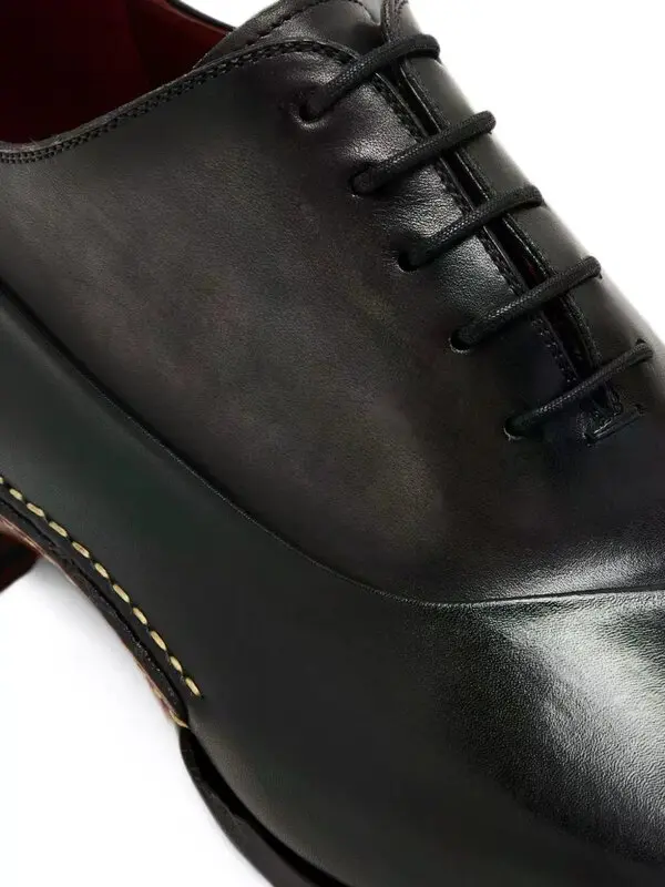 Magnanni Panelled Leather Lace-up Shoes