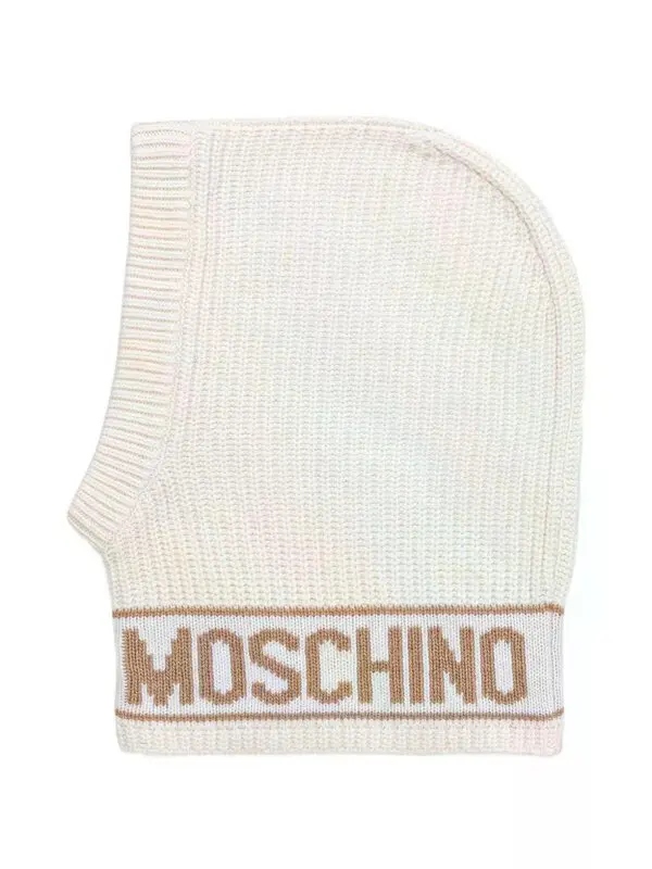 Moschino Embellishment Balaclava - Neutrals