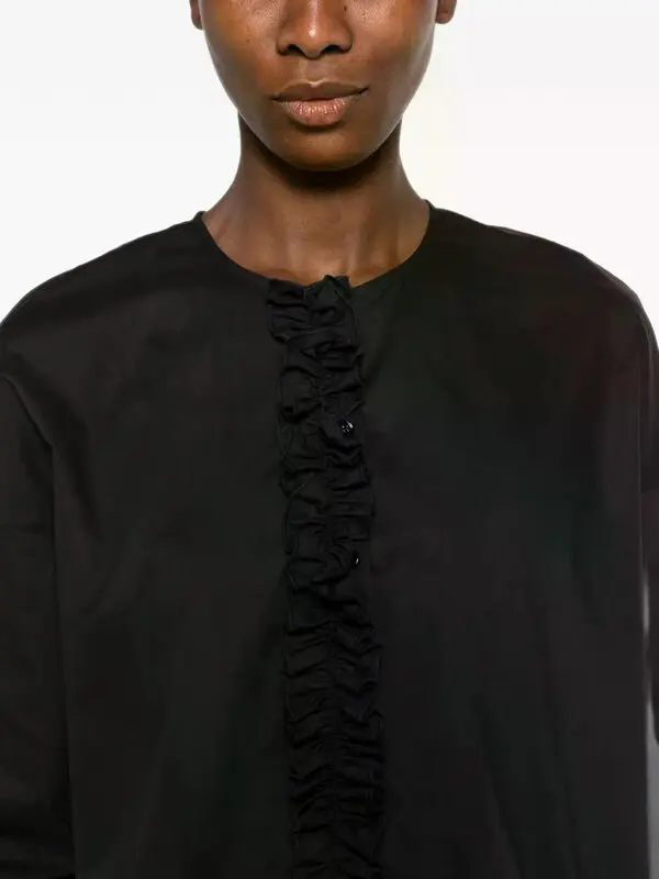 SUSANNE BOMMER Ruffled Long-sleeve Shirt