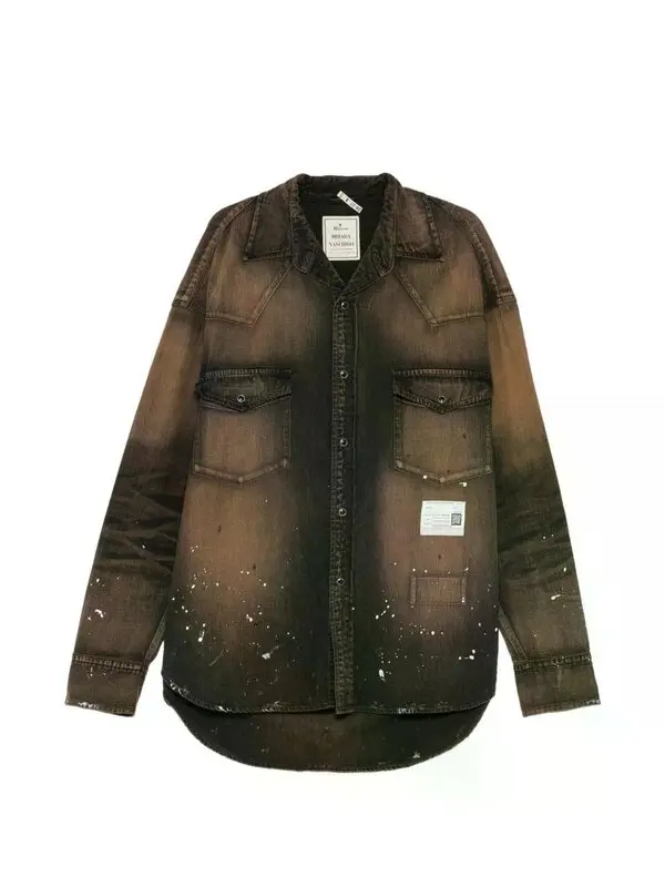 Mihara Yasuhiro Flatted Collar Denim Shirt
