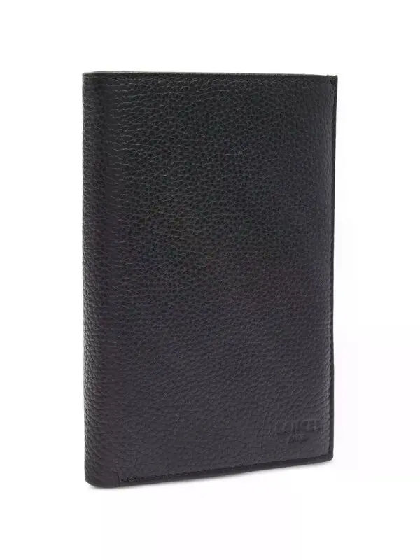 LANCEL Leon Grained Leather Wallet - Black