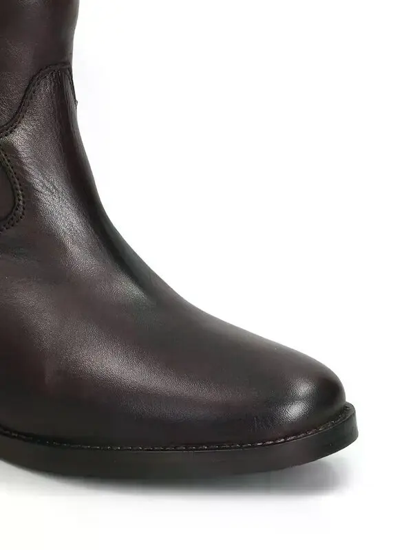 JULIE DEE Leather Boots