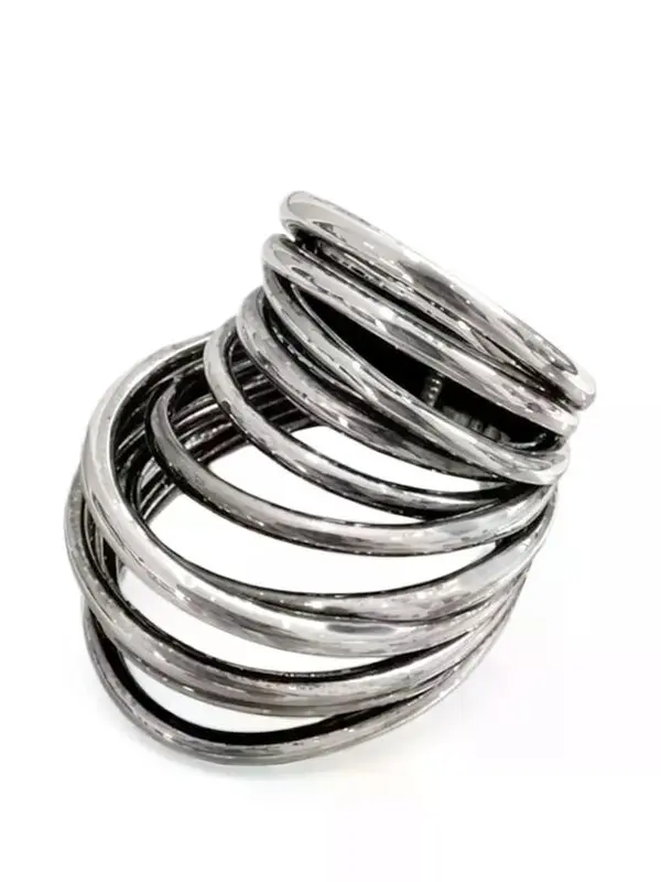 PANCONESI Orbit Multi-band Ring - Silver