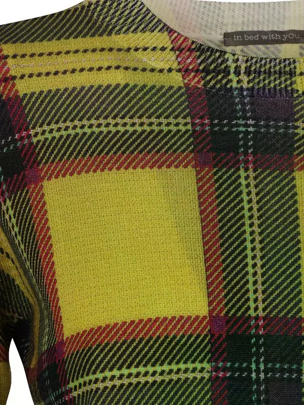 IN BED WITH YOU Geometric-print Sweater - Yellow