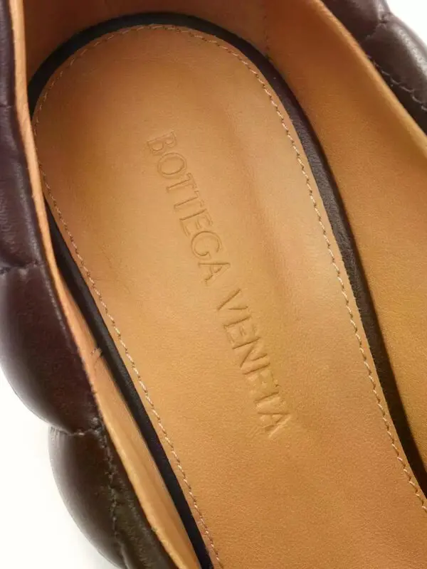 Bottega Veneta Quilted Leather Heeled Pumps - Brown