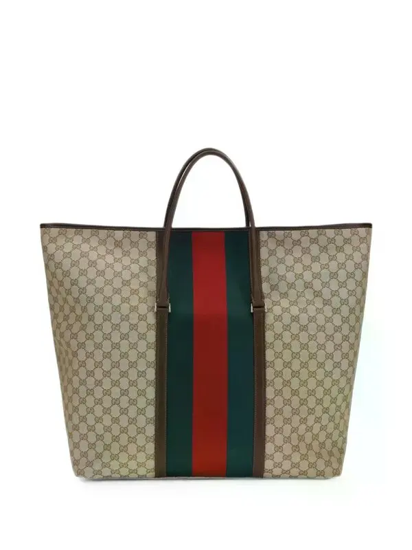 Gucci Medium Gg Duffle Bag With Web